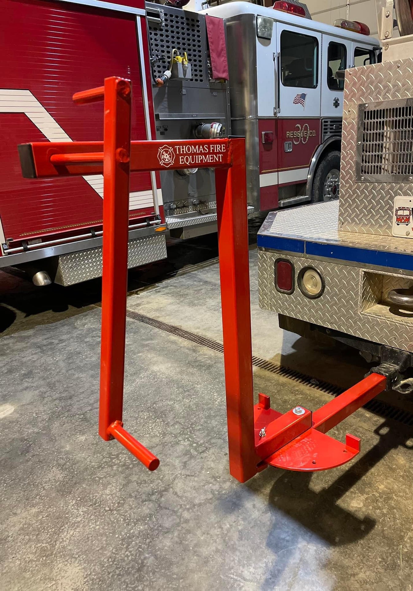 Hitch Mounted Hose Roller – Thomas Fire Equipment